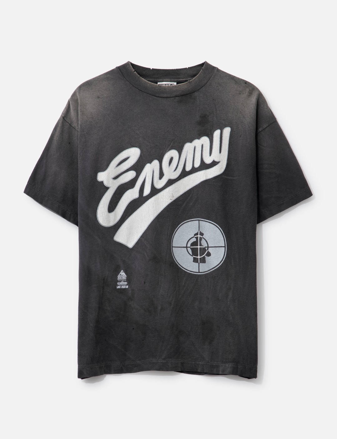 Saint Michael - Black Saint Michael x Public Enemy SNT ENEMY T-Shirt ...