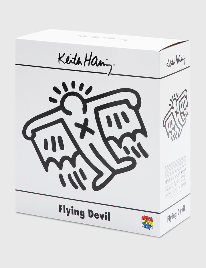 Medicom Toy - Keith Haring Flying Devil Statue White Version | HBX ...