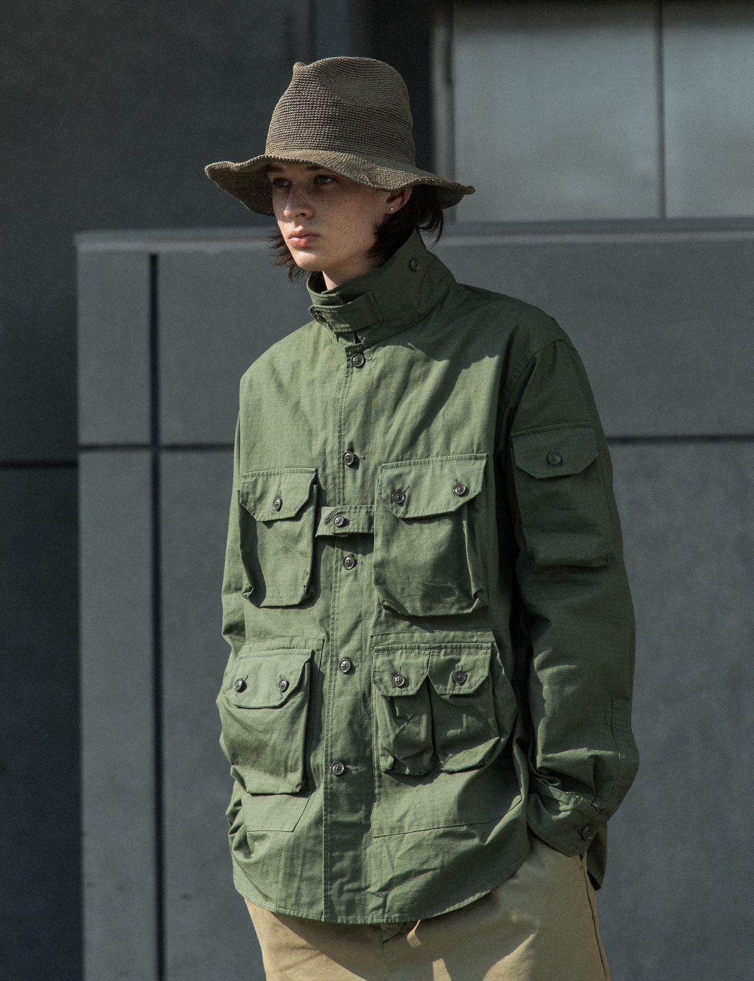 Engineered Garments - Explorer Shirt Jacket | HBX - Globally Curated ...