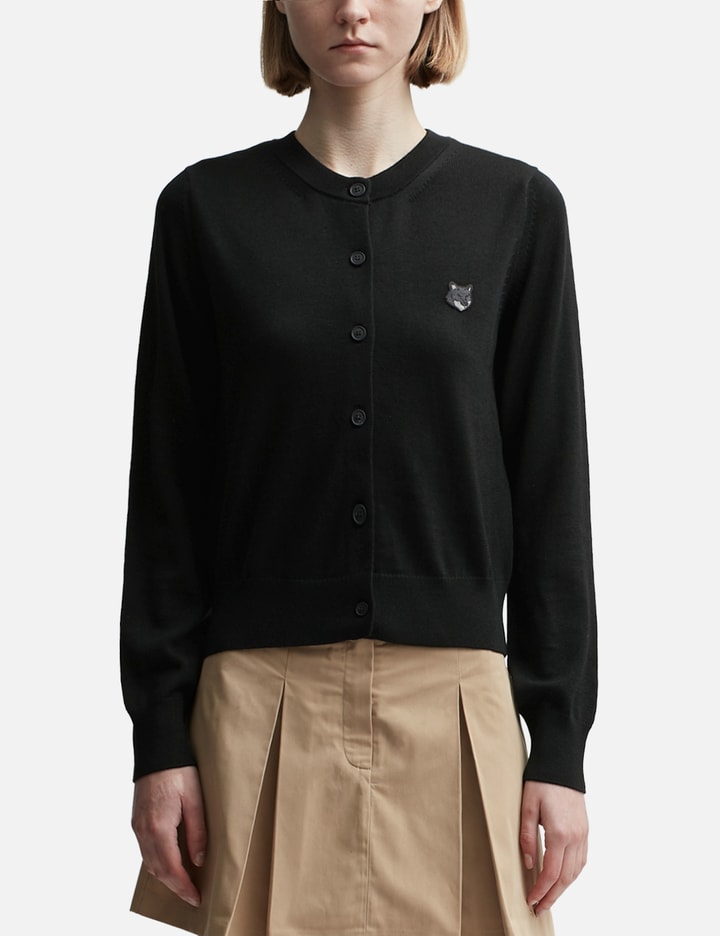 Maison Kitsuné - BOLD FOX HEAD PATCH REGULAR CARDIGAN | HBX - Globally ...
