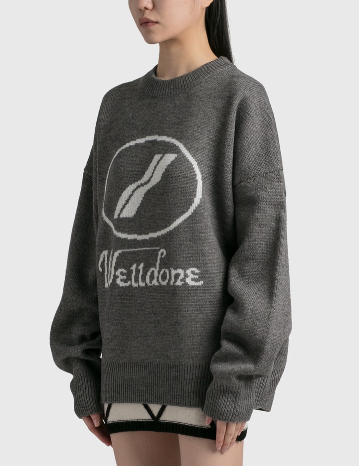 We11done - Logo Jacquard Sweater | HBX - Globally Curated Fashion and ...