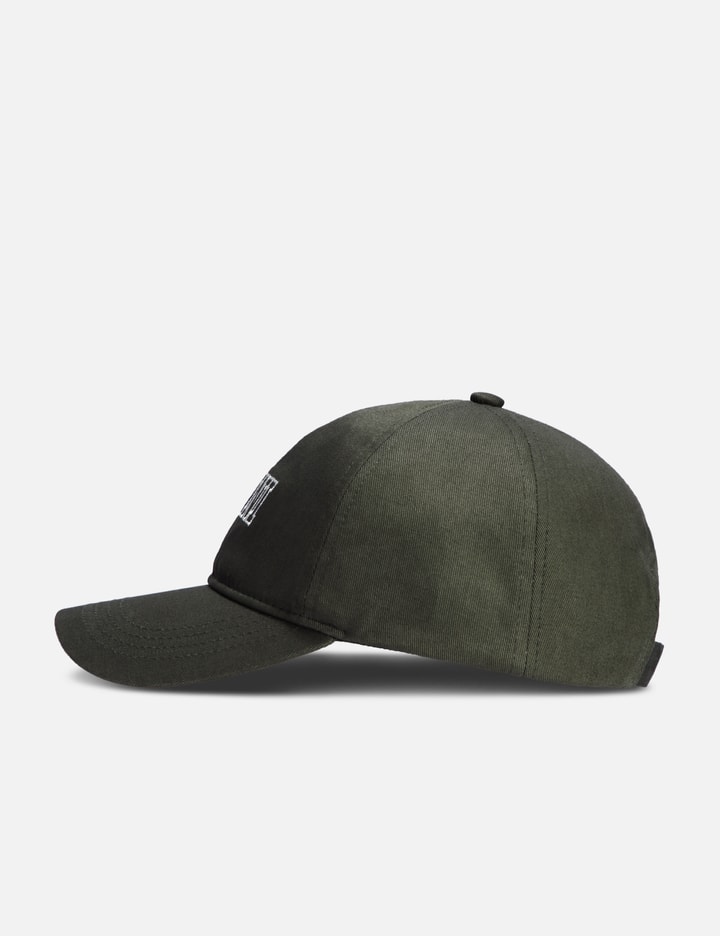 Ganni - Green Embroidered Logo Cap | HBX
