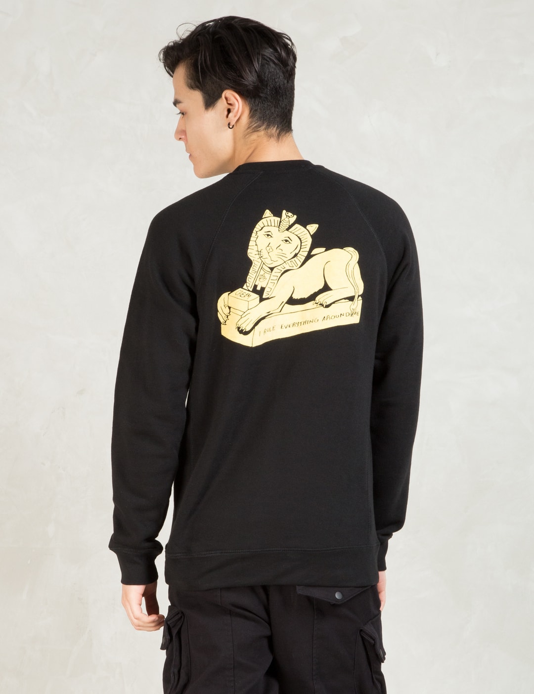 RIPNDIP - Black Irule Crew Sweater | HBX - Globally Curated Fashion and ...