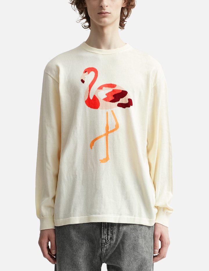 Human Made - FLAMINGO KNIT SWEATER | HBX - Globally Curated Fashion and ...