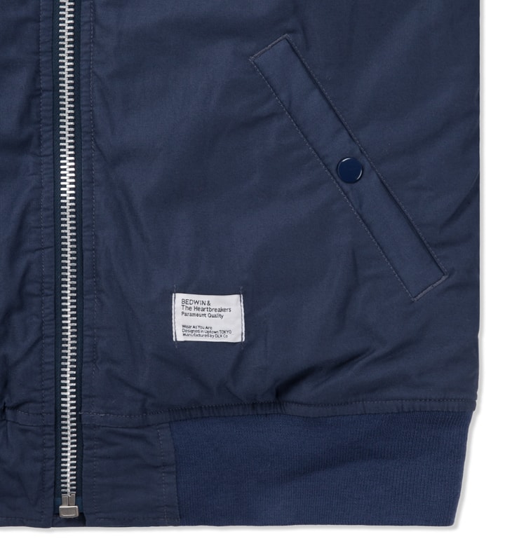 Bedwin & The Heartbreakers - Navy Dean MA-1 Jacket | HBX - 하입비스트가 엄선한 글로벌 패션&라이프스타일