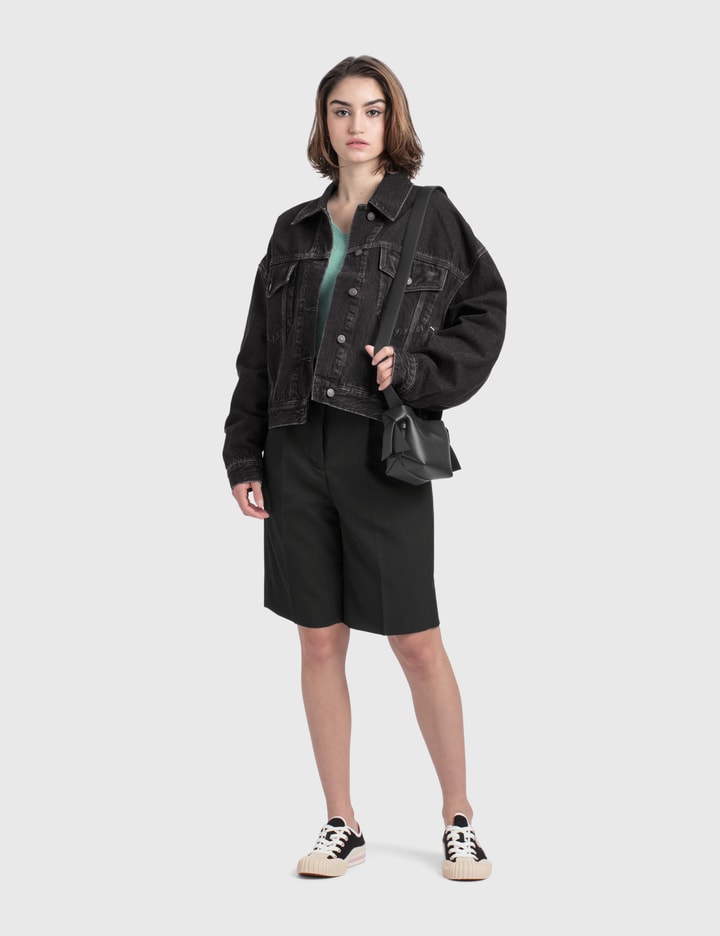 Acne Studios - Morris Cropped Vintage Denim Jacket | HBX - Globally ...