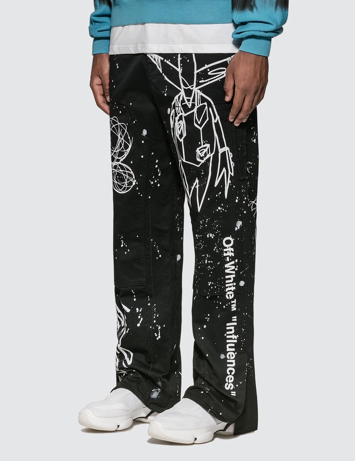 Off-White™ - Futura Alien Carpenter Pants | HBX - Globally Curated ...