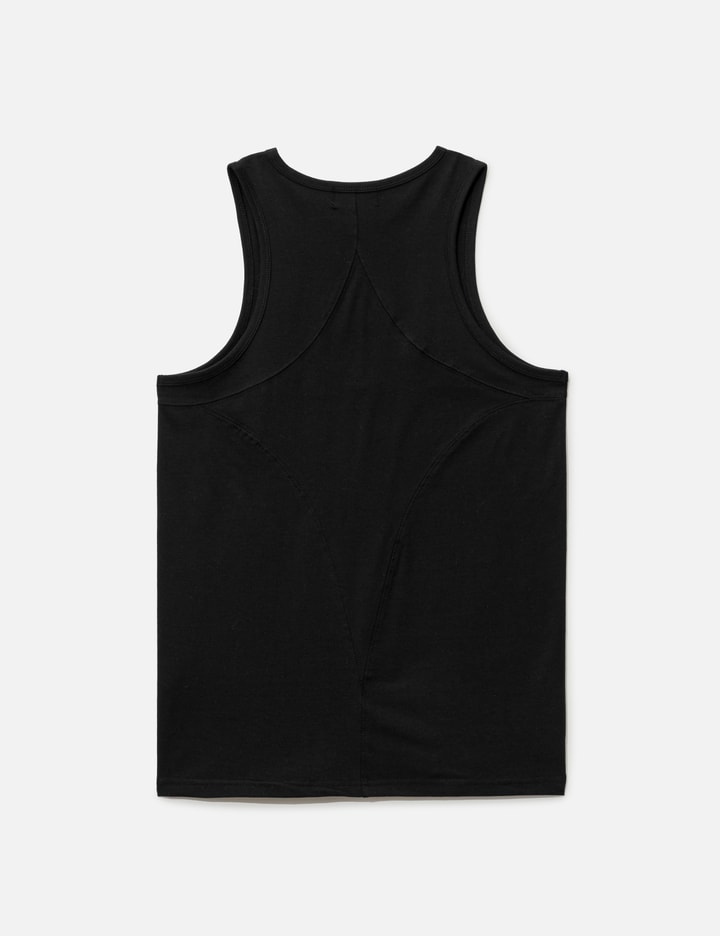 THUG CLUB TC Tank Top - Black stretch-cotton tank with metal chest ...