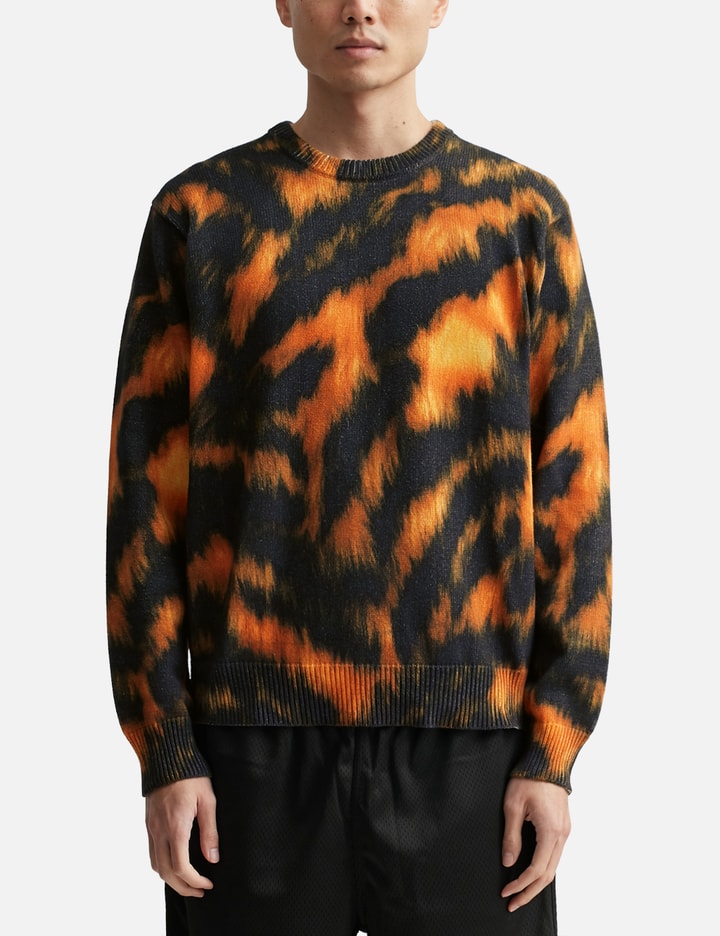Stüssy - Printed Fur Sweater | HBX - Globally Curated Fashion and ...