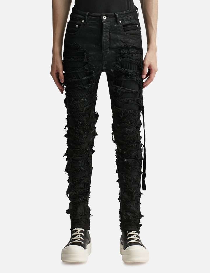Rick Owens Drkshdw - Slashed Detroit Cut Jeans | HBX