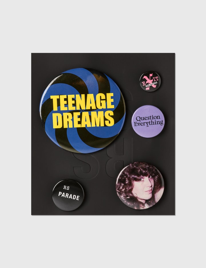 Raf Simons - Set Of 5 Pins | HBX - Globally Curated Fashion and ...