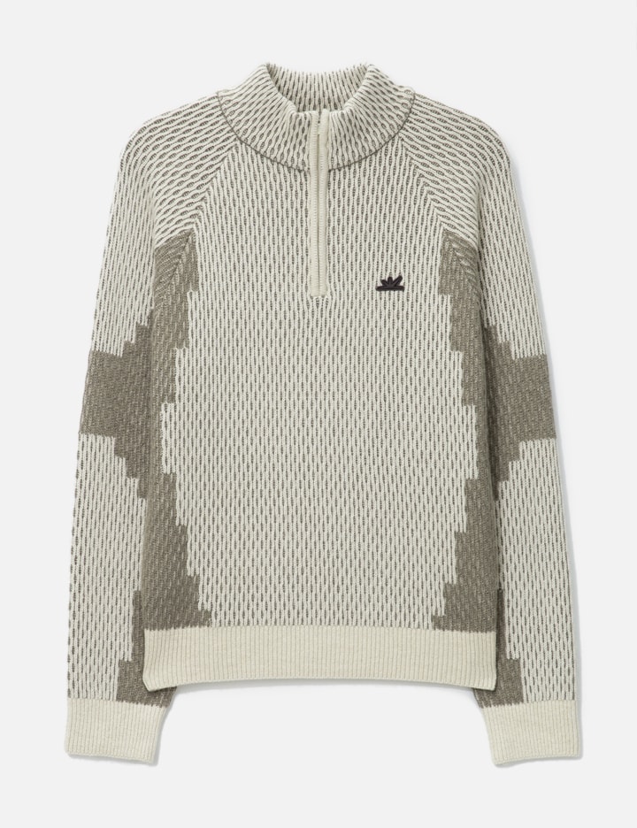 Sunlove - AIRWOOL HALF ZIP KNIT PULLOVER | HBX