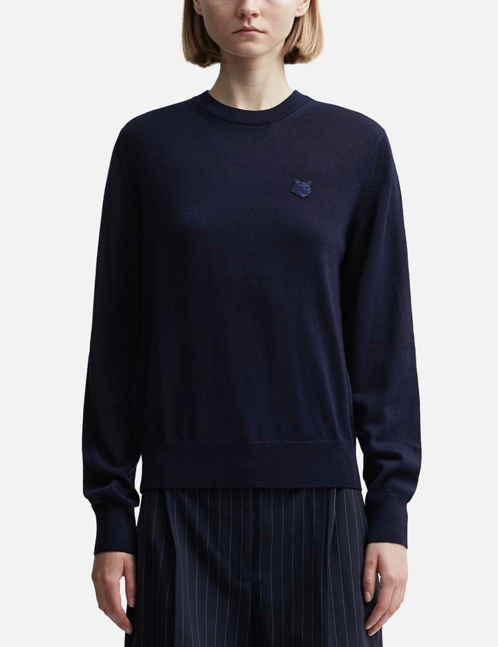Maison Kitsuné - BOLD FOX HEAD PATCH REGULAR JUMPER | HBX
