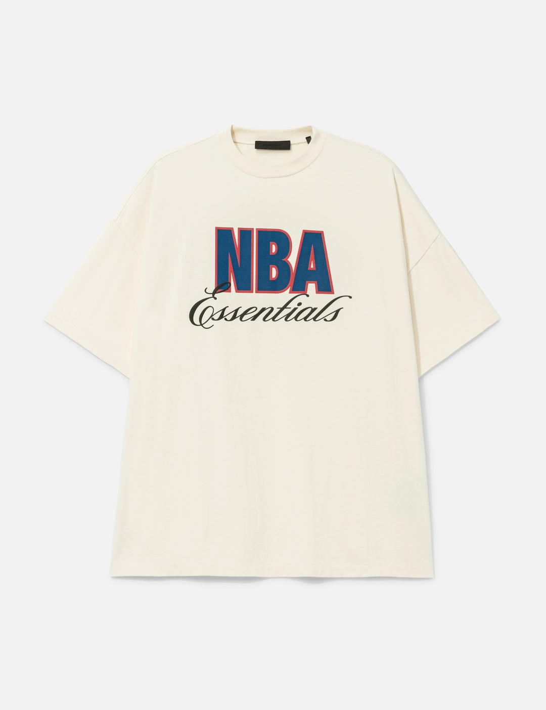 Fear of God Essentials NBA 90's T-Shirt - Cotton ribbed crewneck in ...