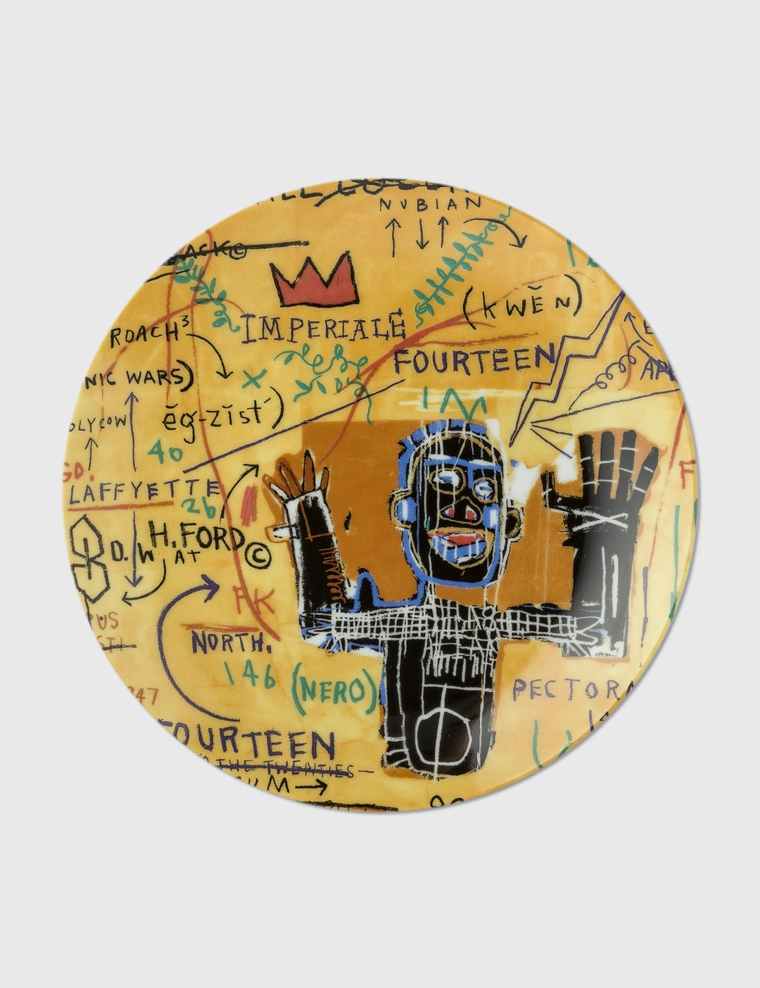 Ligne Blanche - Jean Michel Basquiat All Colored Cast I Plate | HBX