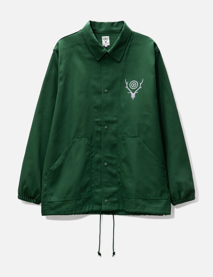 South2 West8 Coach Jacket - Cotton Twill In Green | ModeSens