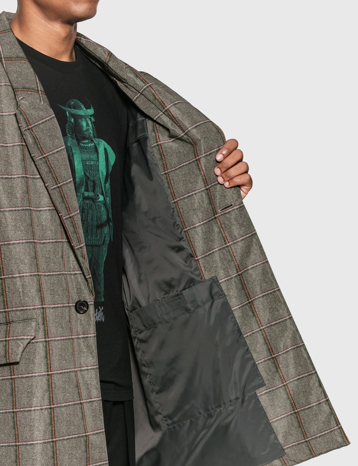 Undercover - Long Check Puffer Jacket | HBX - Globally Curated Fashion ...