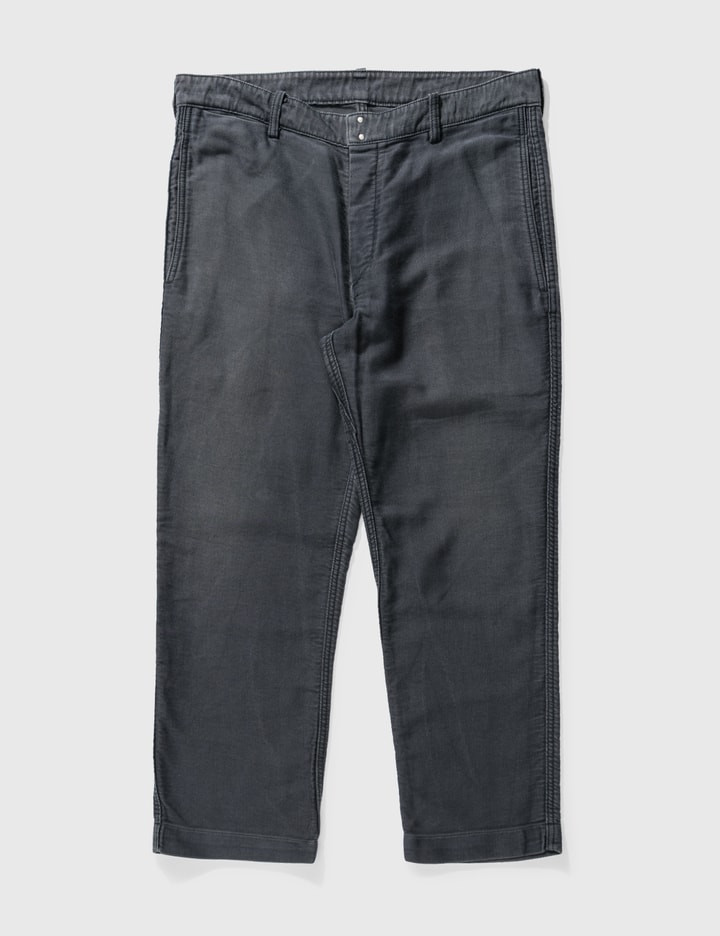 Visvim - VISVIM WASHED CROPPED PANTS | HBX - HYPEBEAST 為您搜羅全球潮流時尚品牌