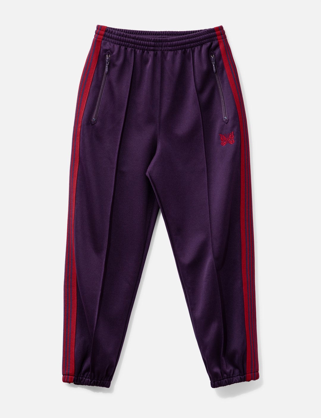 Needles - Zipped Track Pants - Poly Smooth | HBX - Globally Curated Fashion and Lifestyle by ...