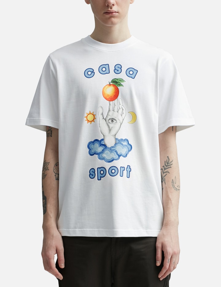 Casablanca - CASA TALISMAN T-SHIRT | HBX - Globally Curated Fashion and ...