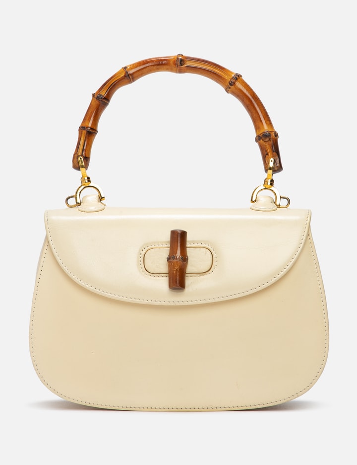 Gucci - GUCCI LEATHER HANDBAG WITH BAMBOO HANDLE | HBX - HYPEBEAST 為您搜羅 ...