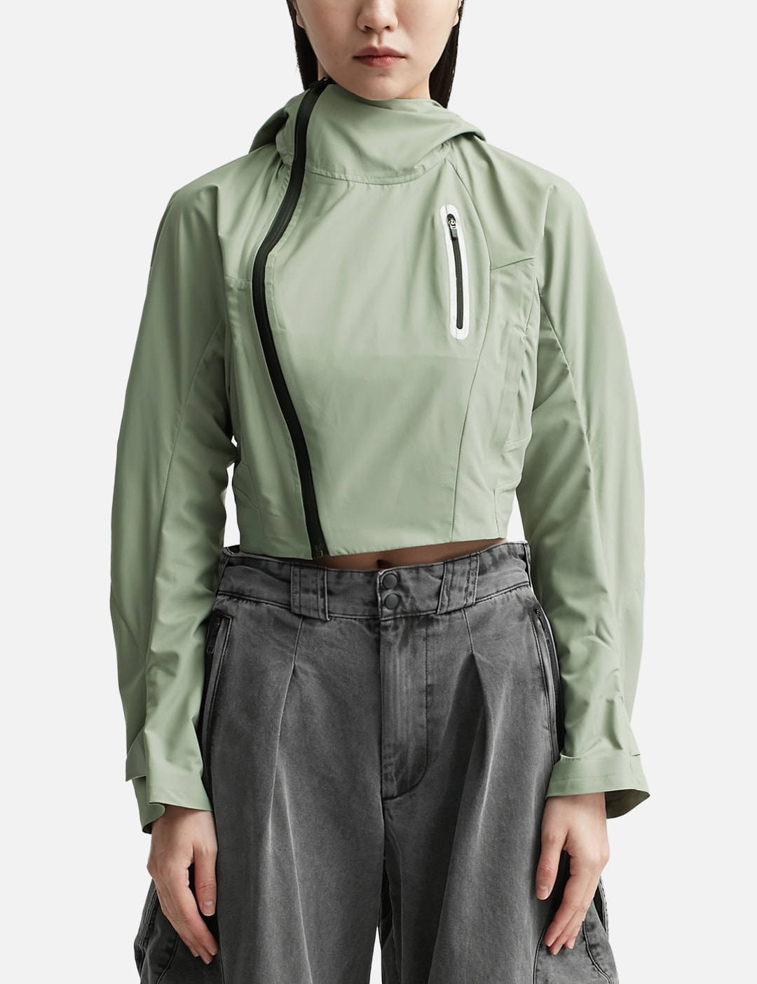 Hyein Seo - Cropped Shell Jacket | HBX - Globally Curated Fashion and ...