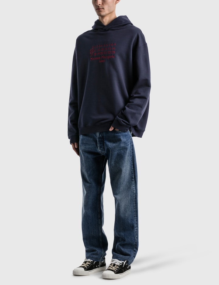 Maison Margiela - Numbers Logo Embroidered Hoodie | HBX - Globally ...