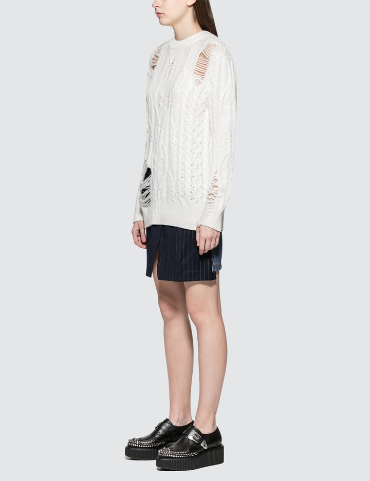 SJYP - Cable Knit Pullover | HBX - Globally Curated Fashion and ...