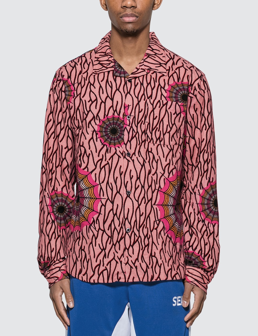 Stüssy - Spider Web Flannel Long Sleeve Shirt | HBX