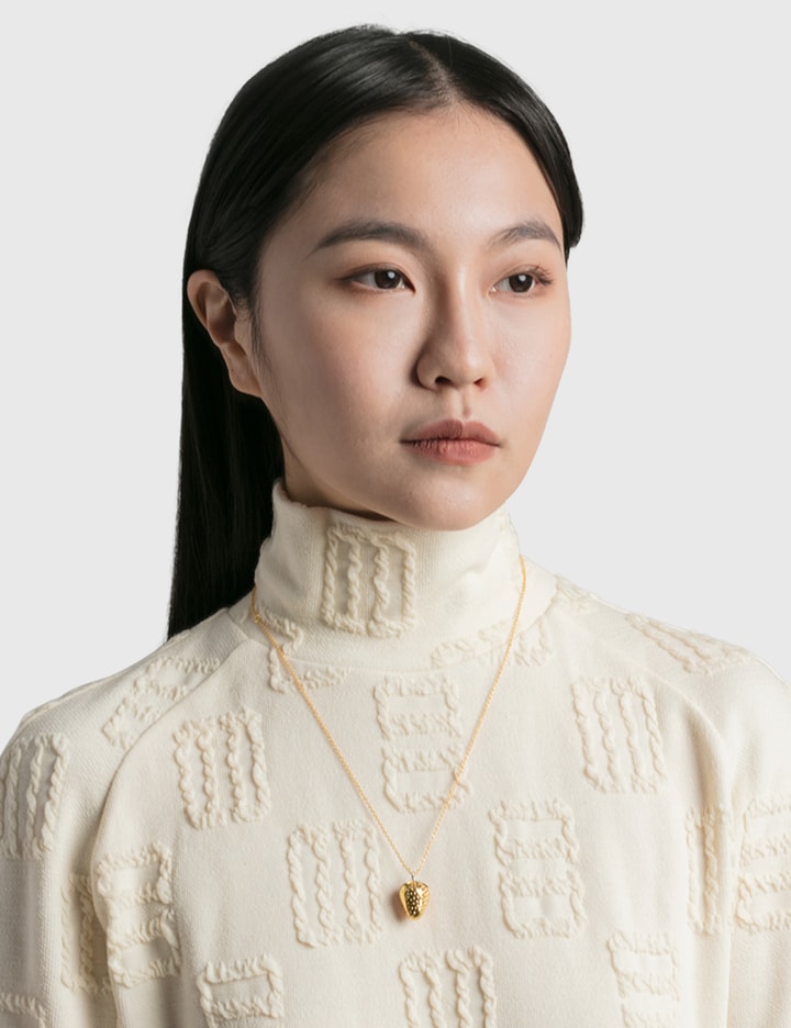 AMBUSH® - SMALL STRAWBERRY CHARM NECKLACE | HBX