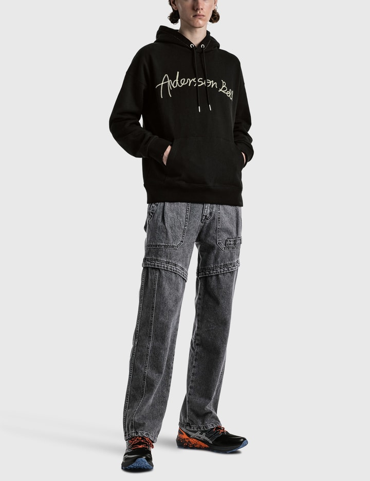 Andersson Bell - Topos Logo Embroidery Hoodie | HBX - Globally Curated ...