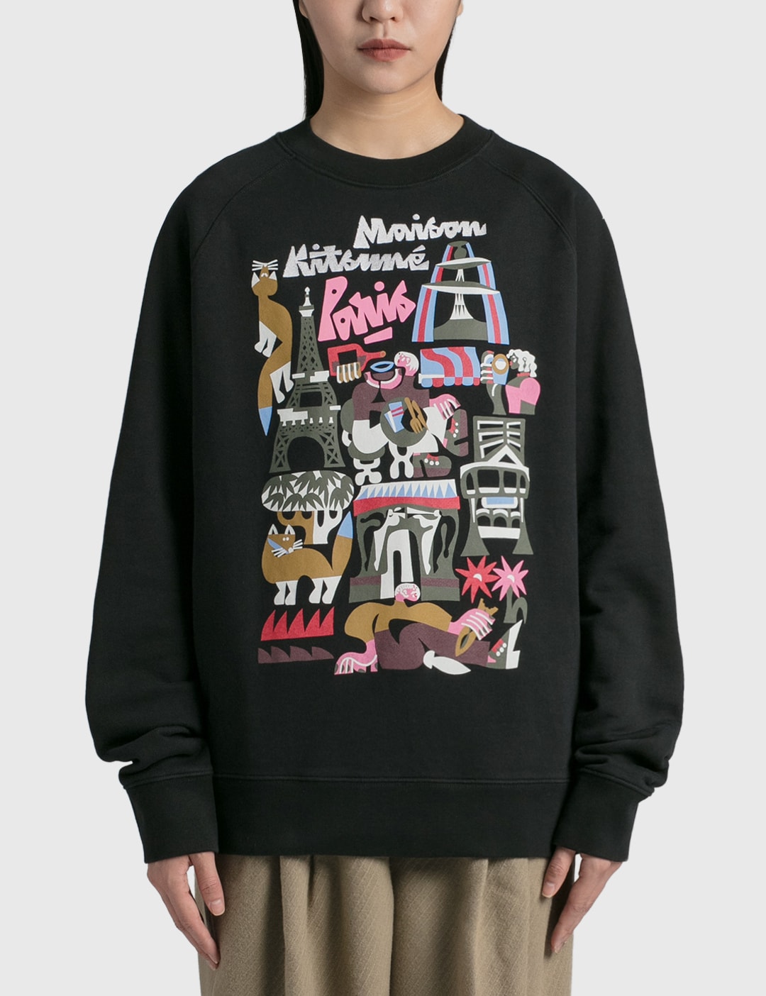 Maison Kitsuné - Bill Rebholz Paris Clean Sweatshirt | HBX - Globally ...