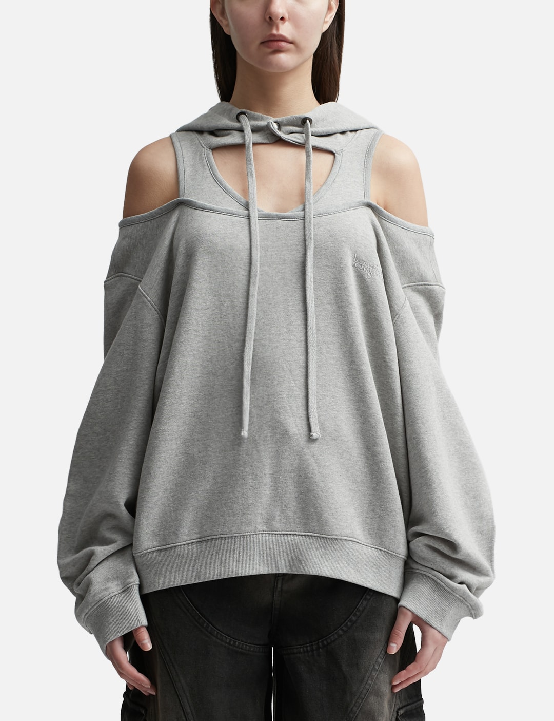 Lesugiatelier - CUT-OUT HOODIE | HBX