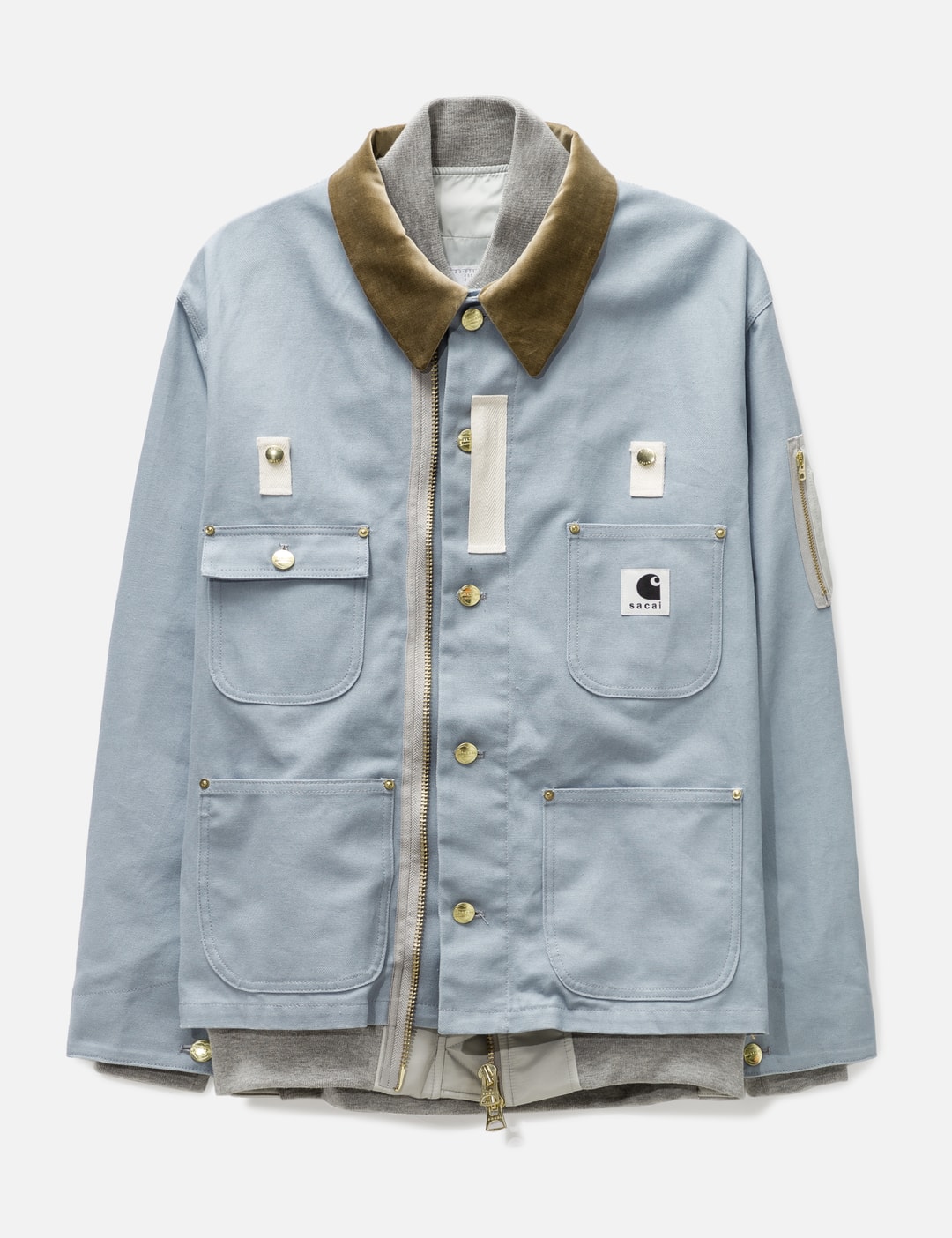 Sacai - Sacai X Carhartt WIP Canvas x MA-1 Jacket Michigan | HBX - Globally Curated Fashion and ...