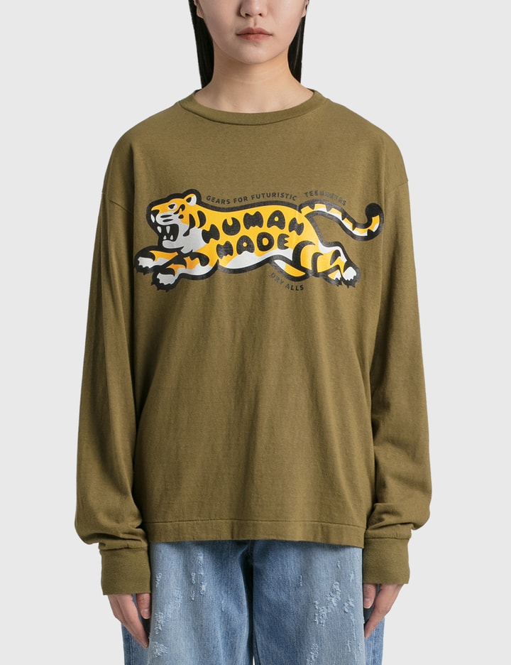 Human Made - Long Sleeve Tiger T-shirt | HBX - Globally Curated Fashion ...