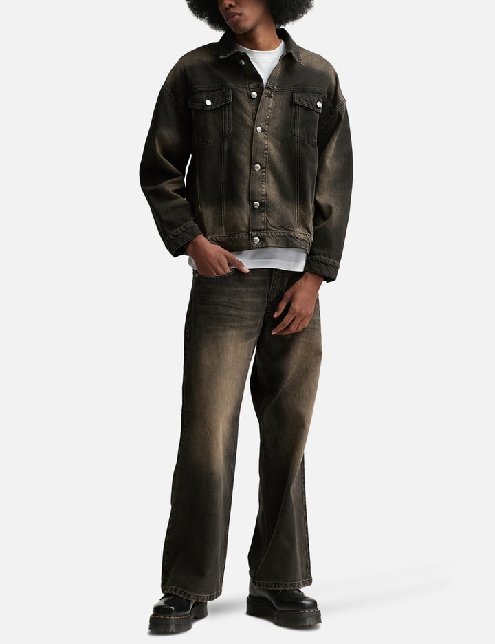 Misbhv - 2000 Denim Trucker Jacket | HBX - Globally Curated Fashion and ...