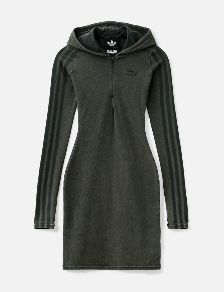 adidas Originals AVAVAV X Adidas Originals T-Shirt Dress - 修身水洗長袖連身裙，注入 ...