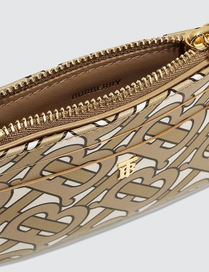 Burberry - Monogram Logo Zip Card Holder | HBX - Globally Curated ...