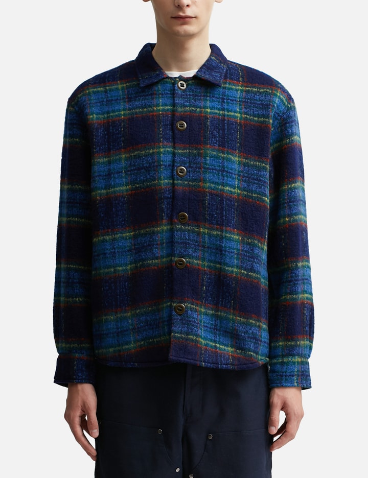Brain Dead - Brushed Rancher Flannel Shirt Jacket | HBX