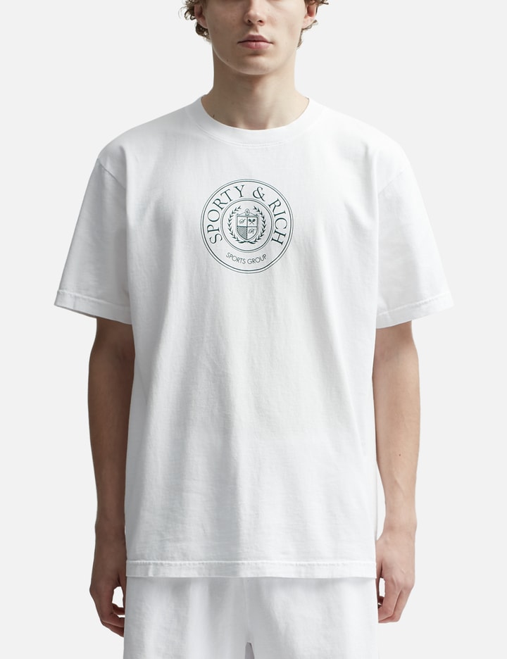 Sporty & Rich - Connecticut Crest T-Shirt | HBX