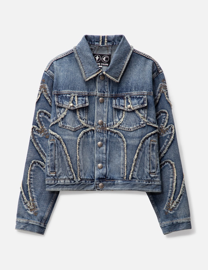 THUG CLUB - Denim Tribal Jacket | HBX - Globally Curated Fashion and ...