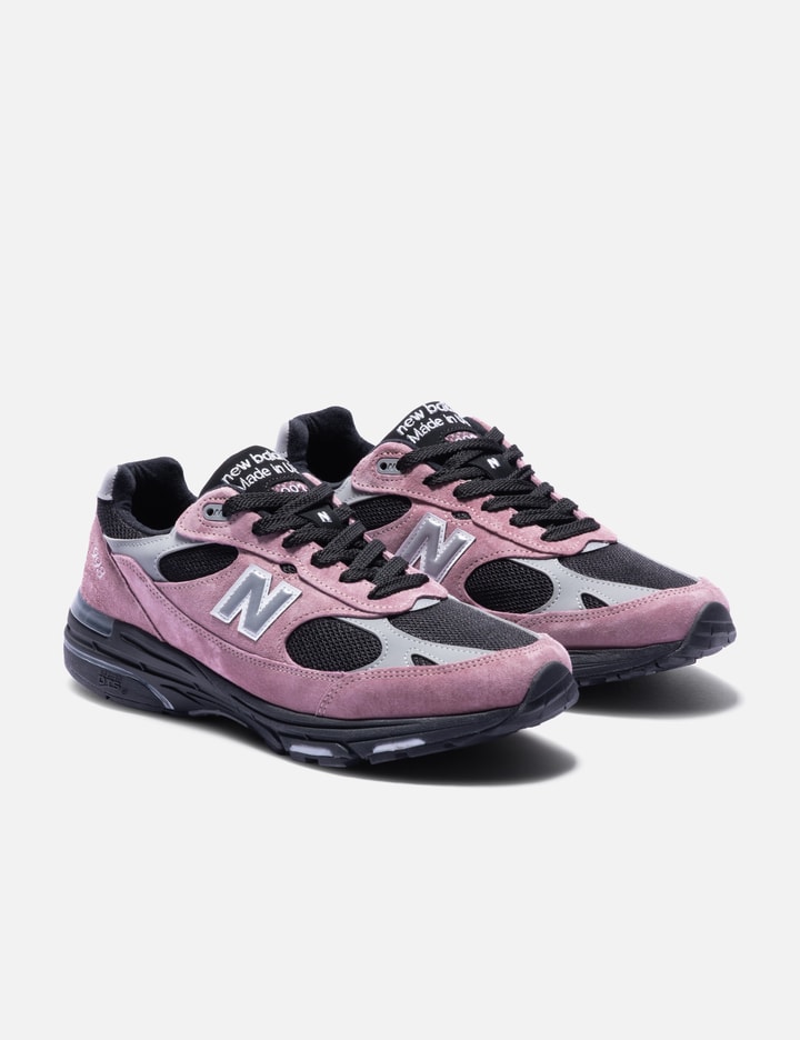 New Balance Made in USA 993 - Pink suede-mesh sneaker with ABZORB ...
