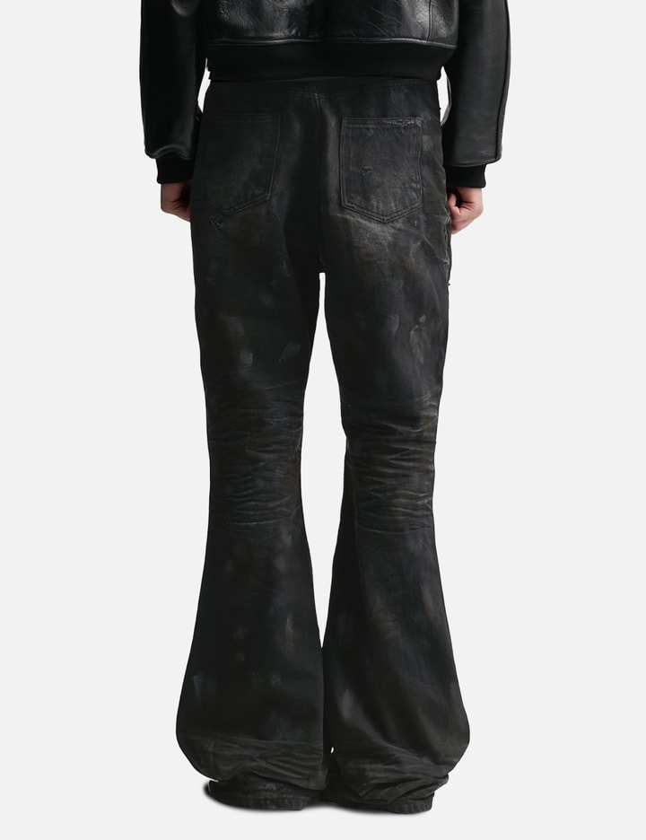 Undermycar - Mud Destroyed Wide Flare Jeans | HBX
