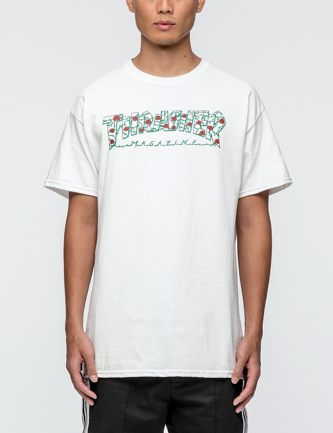 Thrasher - Roses S/S T-Shirt | HBX - Globally Curated Fashion and ...