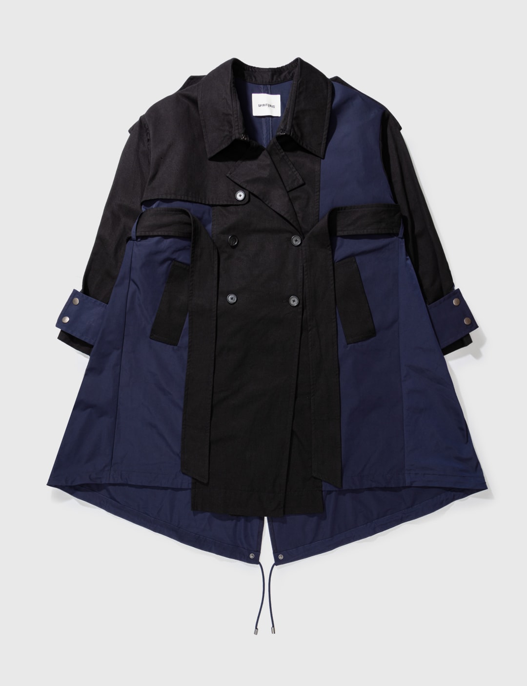 SPIRITUNUS - Spiritunus Nylon Twill Oversize Trench Coat | HBX - 하입비스트가 ...