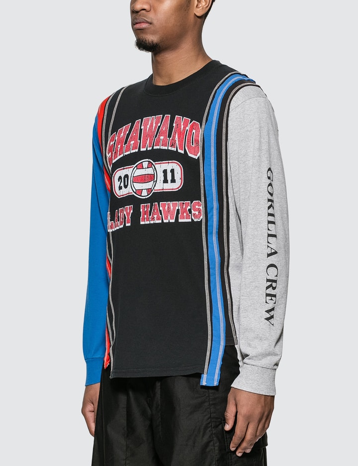 Needles - 7 Cuts College Long Sleeve T-shirt | HBX - Globally Curated ...