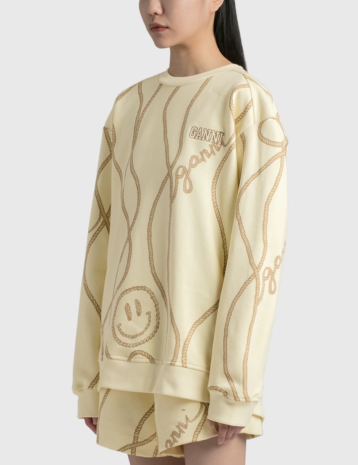 Ganni - Rope Print Sweatshirt | HBX - Globally Curated Fashion and ...