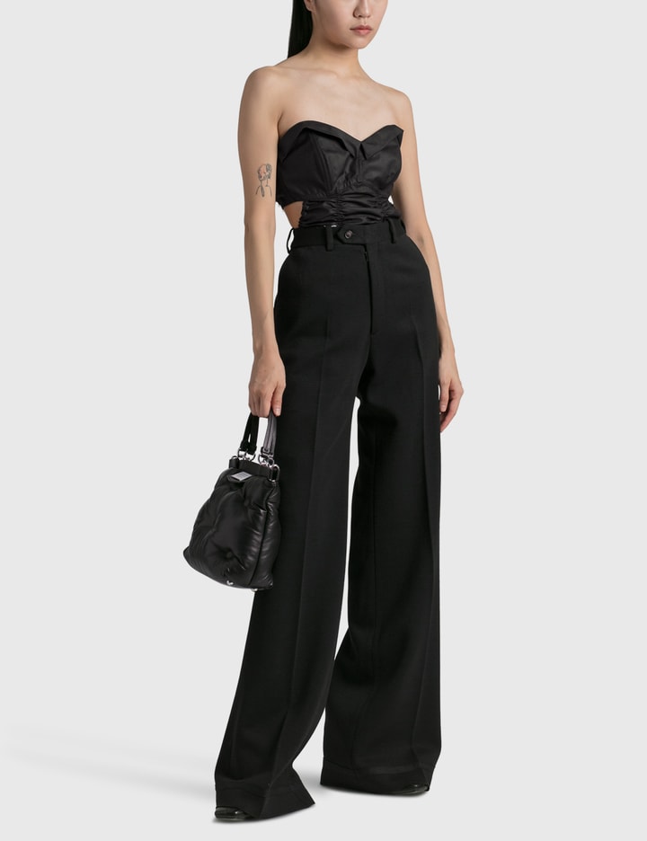 Maison Margiela - Milano Rib Flared Trousers | HBX - Globally Curated ...