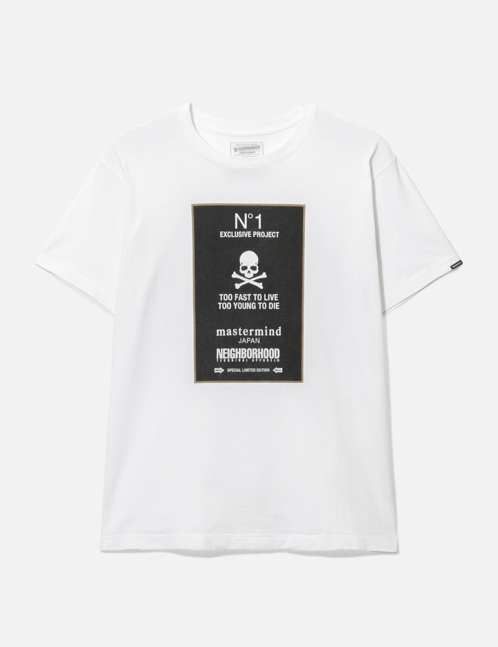 Mastermind World - MASTERMIND JAPAN X NEIGHBORHOOD BOX LOGO T-SHIRT ...