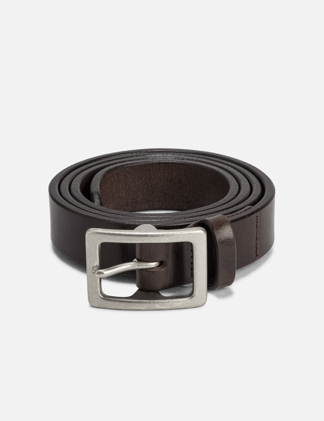 NEIGHBORHOOD - Leather Narrow Belt | HBX - Globally Curated Fashion and ...